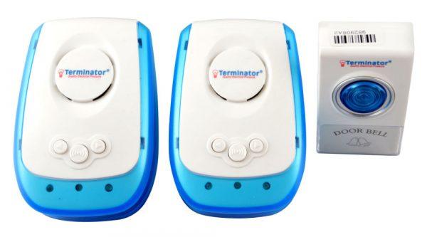 Terminator Door bell - Two transmitter with one receiver 13A Plug ...